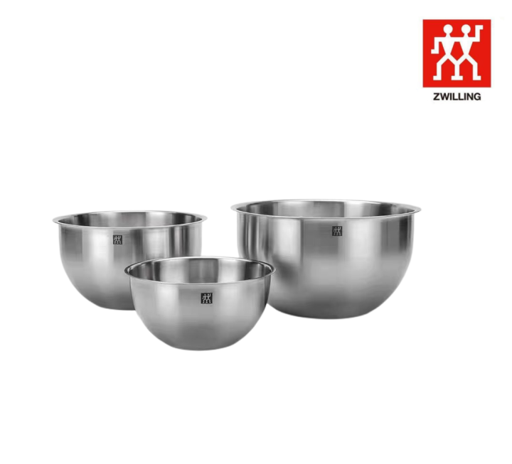 ZWILLING® Stainless steel mixing bowl 3-piece set | Lazada PH