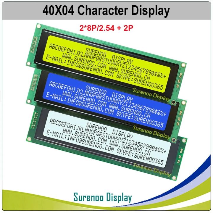 【support】 404 40x4 4004 Japanese English Character Lcd Module Display Screen Lcm Green Blue With ...
