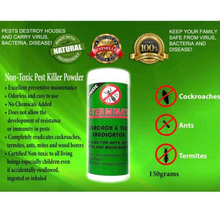 X-Terminator Cockroach, Ants and Termite Eradicator Non-Toxic Pest ...