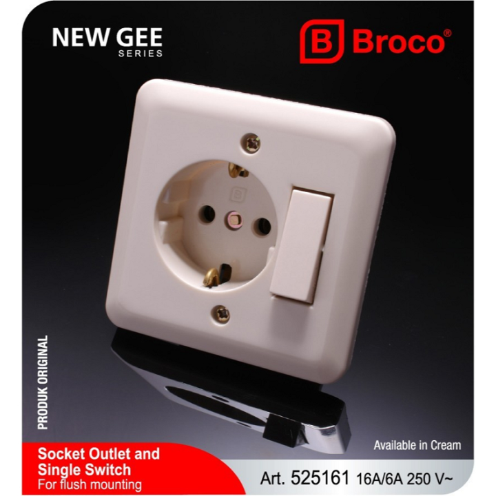 BROCO Stop Kontak Arde + Saklar Broco Saklar Engkel Plus Stop Kontak ...