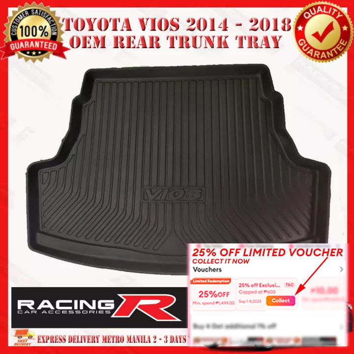 Toyota Vios Superman 2014 to 2018 OEM Trunk Tray ( Car Accessories ...