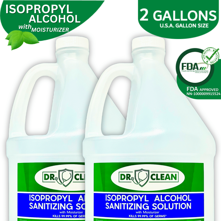Dr. Clean Isopropyl Alcohol with Moisturizer - Dr.Clean 2 GALLONS (1X2 ...