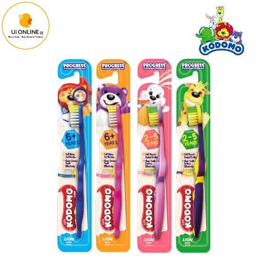 KODOMO LION TOOTHBRUSH ( ASSORTED COLOUR ) | Lazada