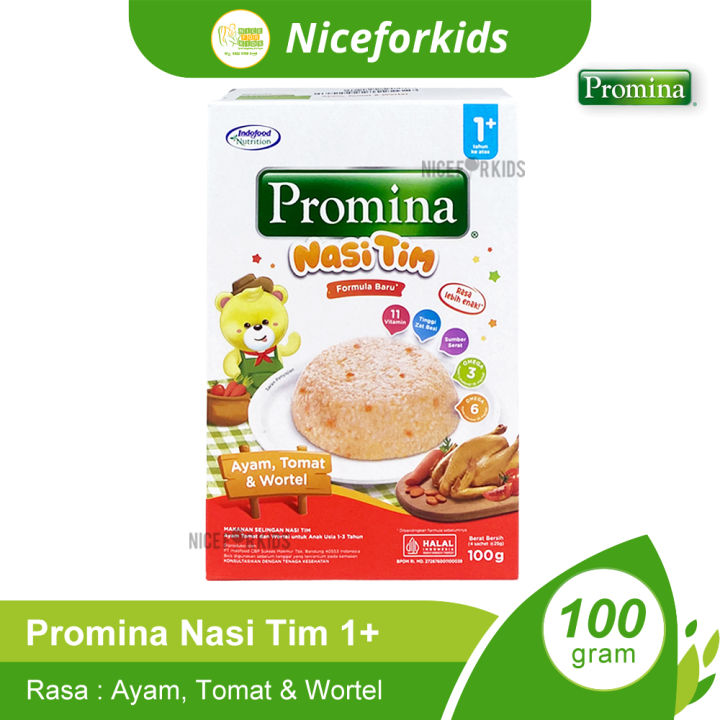 Promina Nasi Tim Usia 1+ Mpasi Bayi 100gr / Bubur Bayi | Lazada Indonesia