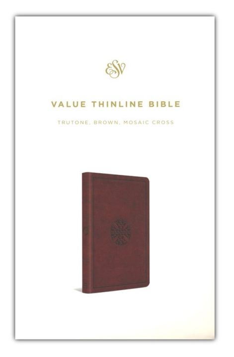 ESV Bible Value Thinline Bible TruTone Brown Mosaic Cross | Lazada PH