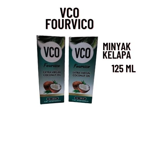 VCO Virgin Coconut Oil fourvico 125ml | Lazada Indonesia