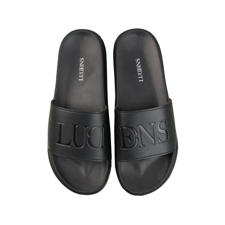 Ludens Sect - Lust Ludens Slippers Black on Black | Lazada Indonesia