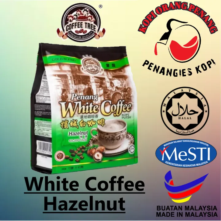 Coffee Tree Penang Traditional Hazelnut White Coffee｜Hazelnut Kopi ...