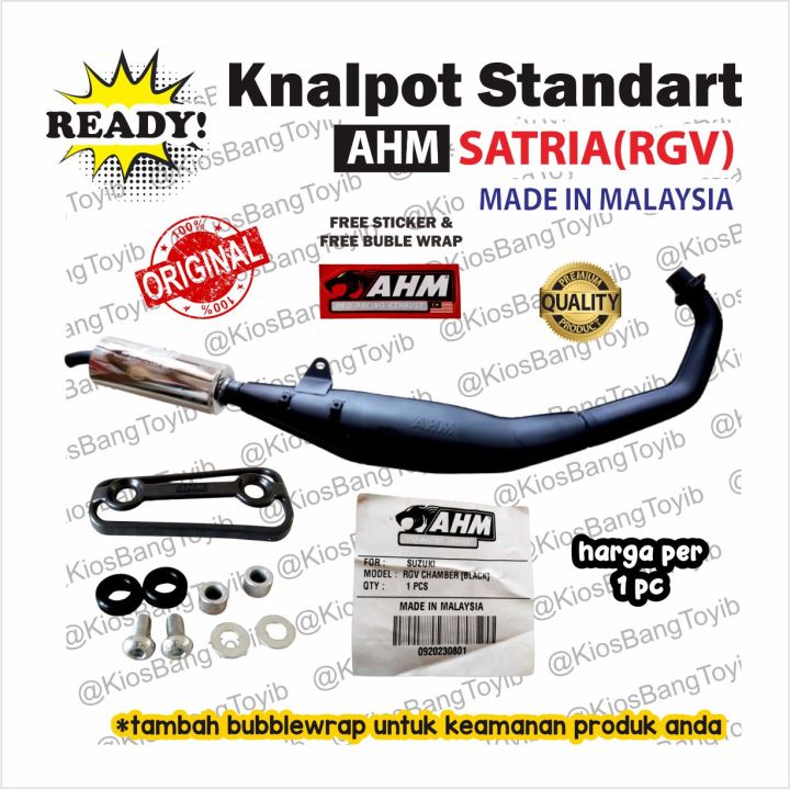 knalpot AHM Suzuki Satria 2 Tak Original Malaysia | Lazada Indonesia