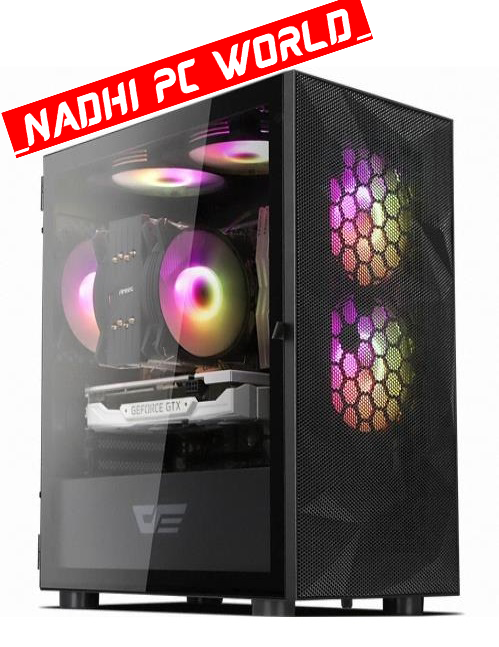 AIGO DarkFlash DLM21 MESH (BLACK) mATX GAMING CASE with 4x aRGB Fans ...