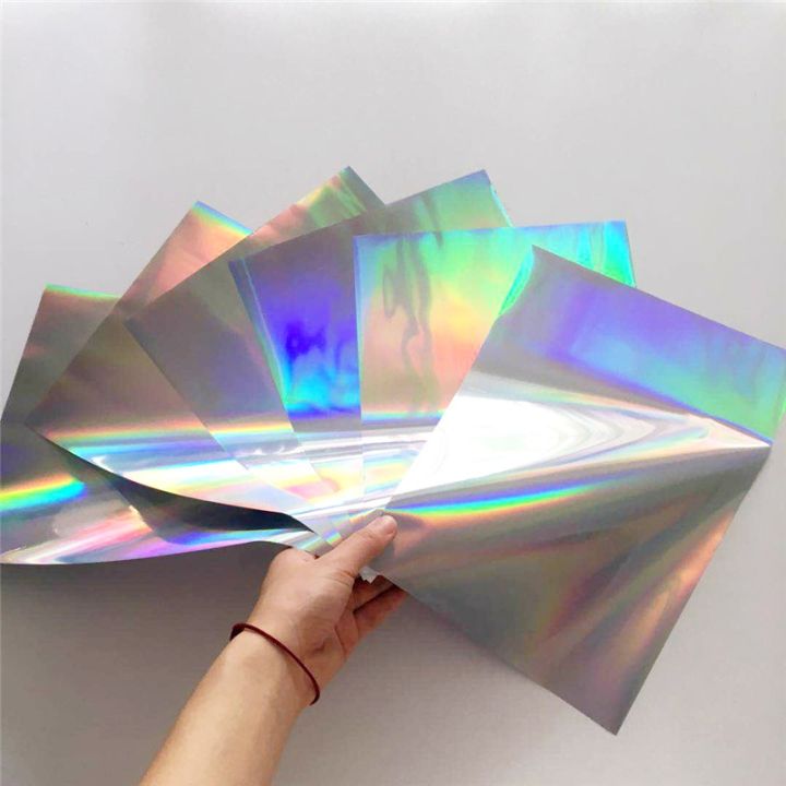 [office stationery] Myfoils 50 sheets A4 silver holographic office ...