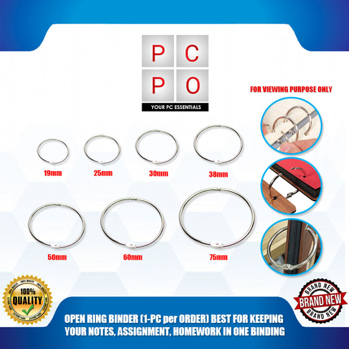 OPEN RING BINDER (1-PC per ORDER), BEST FOR KEEPING YOUR NOTES ...