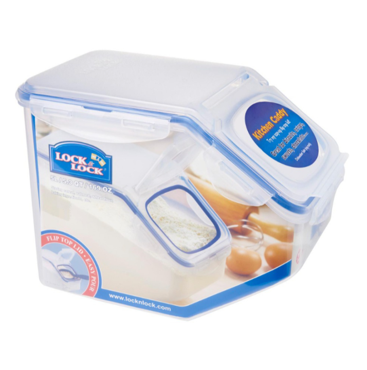 LocknLock Official Classic Rice Food Container 5.0L With Flip Lid (HPL ...