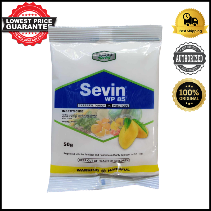 SEVIN WP 85 POWDER INSECTICIDE - ANTI-TICK - ANTI-FLEA - 50 grams ...