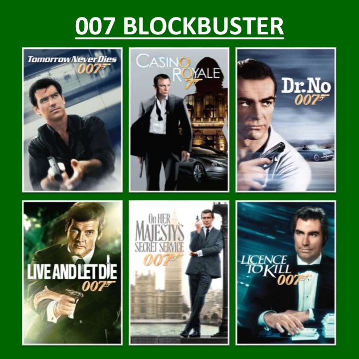 [PENDRIVE MOVIE] 27 MOVIES | 007 JAMES BOND COMPLETE MOVIES COLLECTION ...