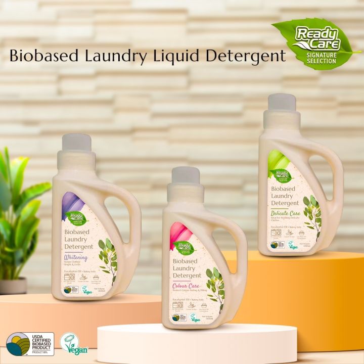 READYCARE USDA Vegan Certified Bio-based Baking Soda Laundry Liquid Detergent 1.2 Litres | Lazada