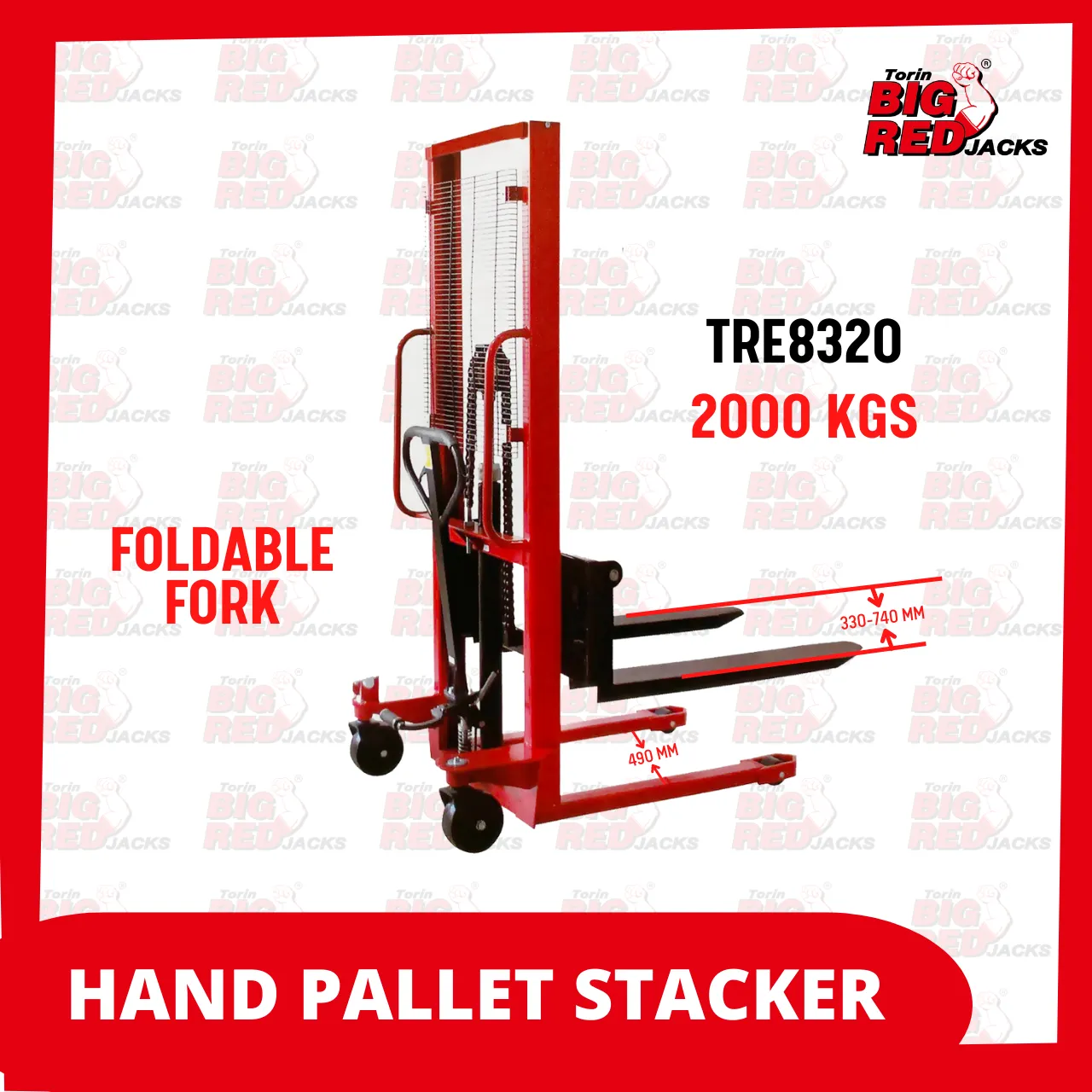 Big Red Hand Pallet Stacker | Lazada PH