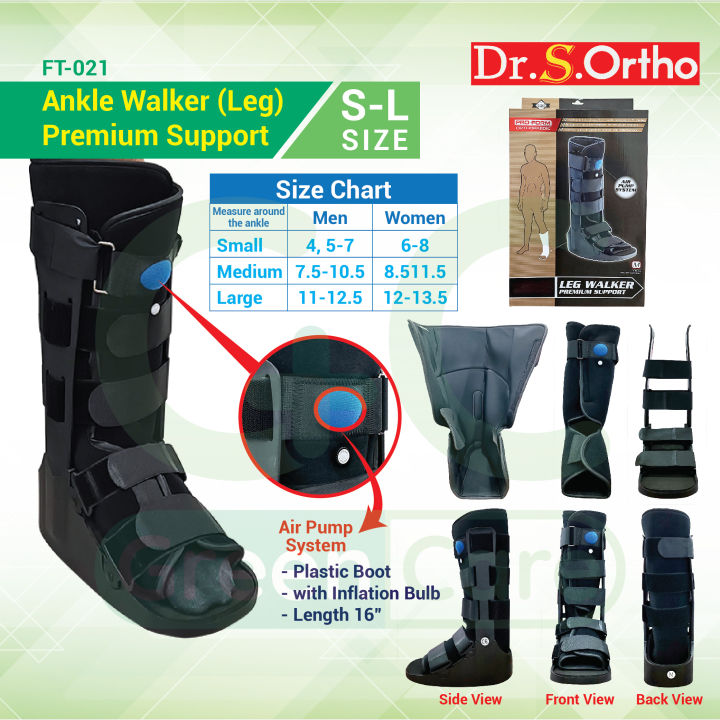Dr.S.Ortho Ankle Walker (Leg) Premium Sipport FT-021 | Lazada
