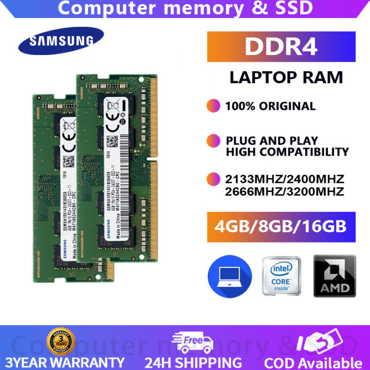 Samsung DDR4 RAM Notebook RAM 4GB 8GB 16GB 2133/2400/2666/3200MHz ...
