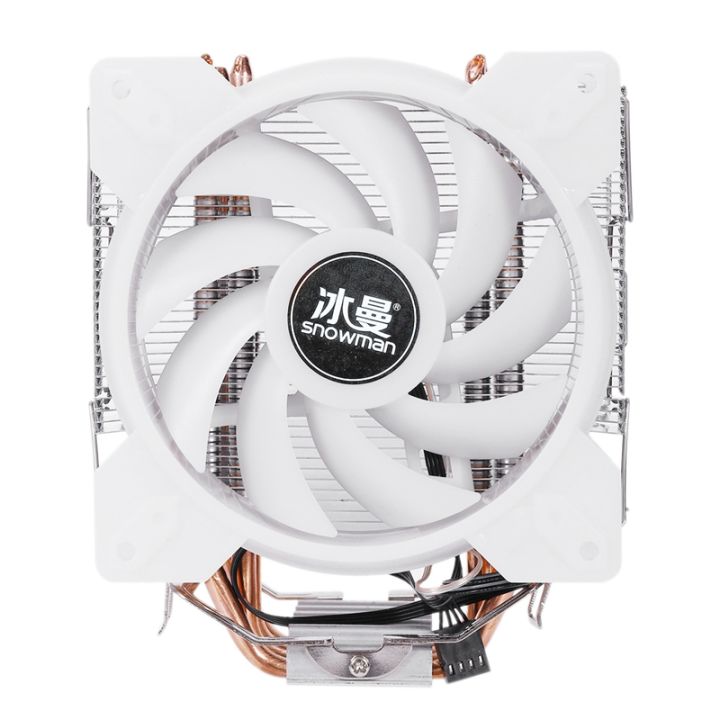 Full Color LED CPU Fan 4 Direct Heatpipes Freeze Tower Cooling System ...