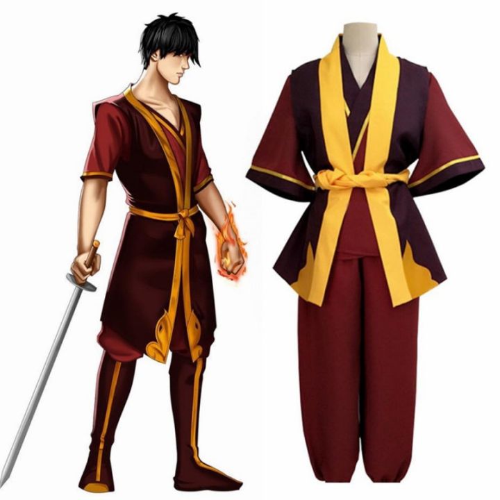 Manmei Avatar The Last Airbender Prince Zuko cosplay Costume Halloween ...