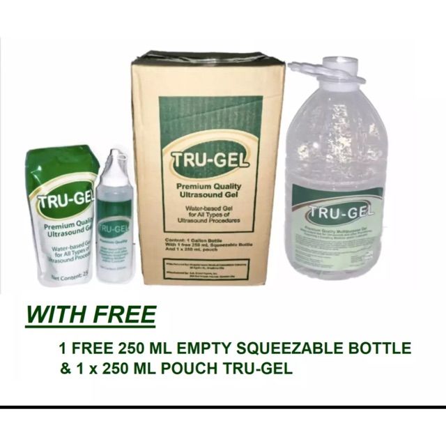 TRUGEL Ultrasound Gel or Cavitation gel for RF Machine 1 Gallon | Lazada PH
