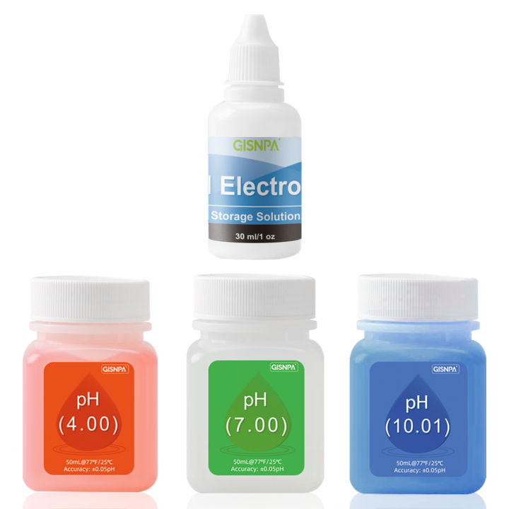 yieryi pH Meter Calibration Solution Kit PH buffer with pH Protective ...