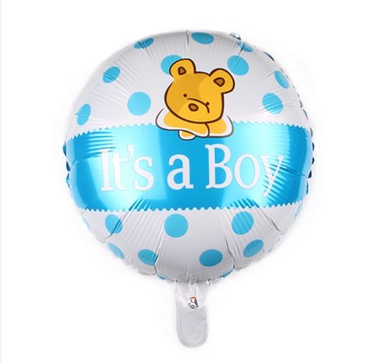 Balon Bulat Beruang It's Boy and It's Girl / Balon Bear Baby / Balon ...