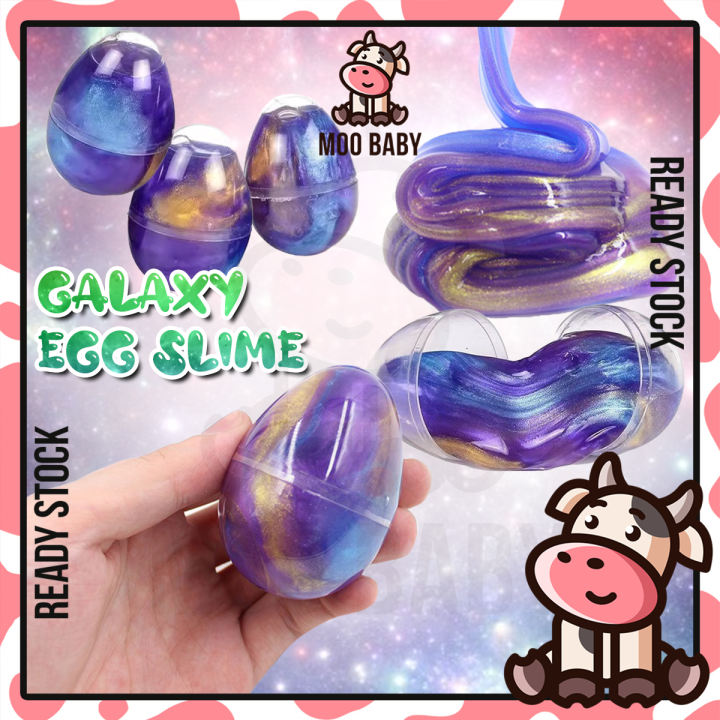 Moo Baby Galaxy Egg Slime Cute Stress Relief Toys Fidget Toy Squishy ...