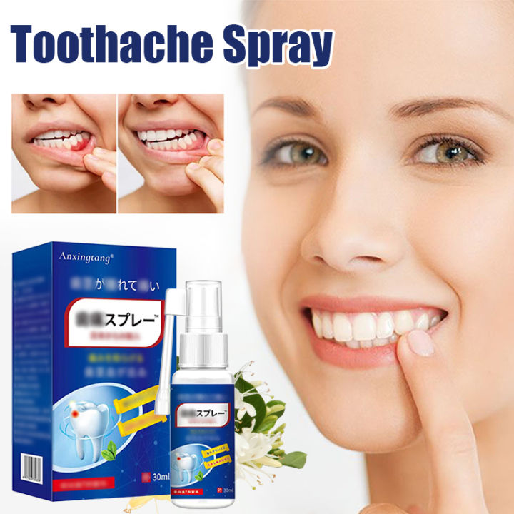 Tooth Pain Spray Gum Oral Anti-inflammatory Liquid Quick-acting Pain ...