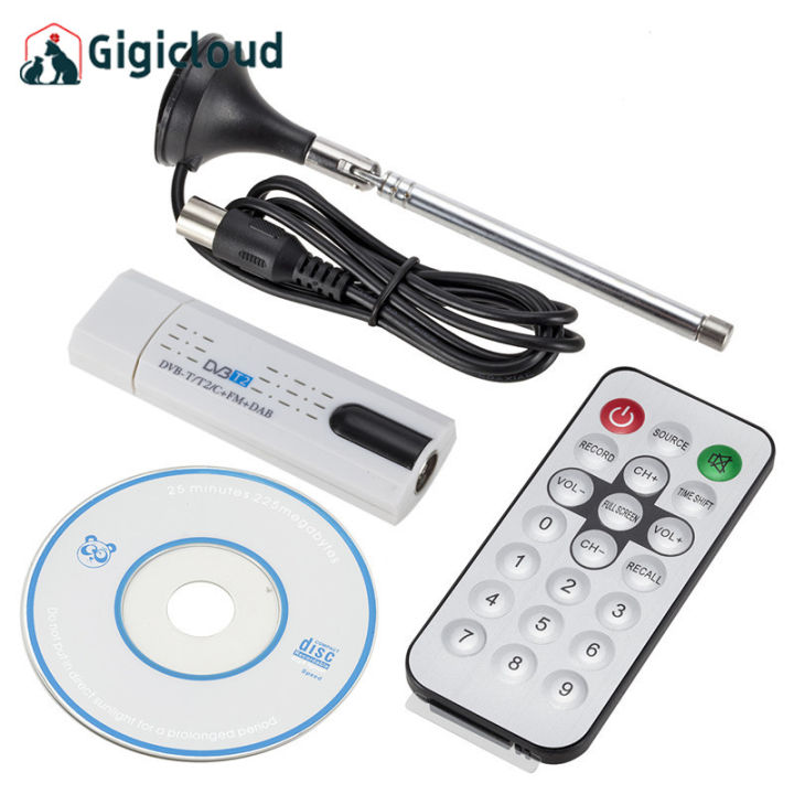 Digital Satellite Dvb T2 Usb Tv Stick Compatible For Dvb-t2/dvb-c/fm ...
