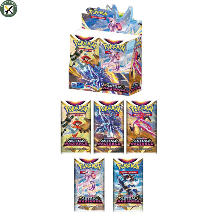 BouPower 324pcs Pokemon Board Game Battle Cards Gold Foil Anime Cartoon ...