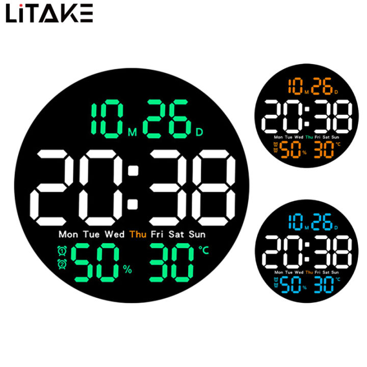 Digital Wall Clocks Large Screen With Timing Countdown Function For ...