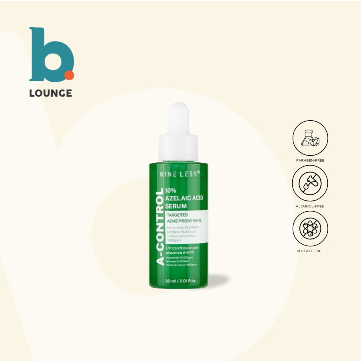 NINE LESS A-Control 10% Azelaic Acid Serum 30ml | Lazada PH