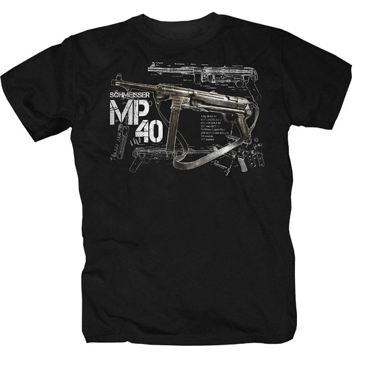 Male Harajuku Top Fitness Brand Clothing Shirt T-Shirt Mp40 Armee ...