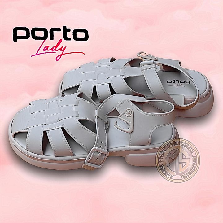 PORTO LADY MPK-1 TERBARU 2024 Sepatu Sandal Jelly Wanita Korea, Sendal ...