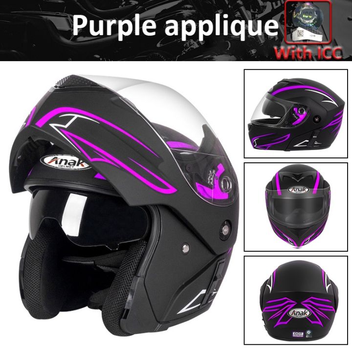 Modular Helmet Anak Original with Icc Sticker Dual Visor Full Face for ...