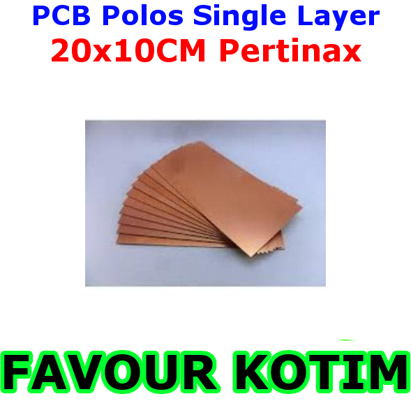 PCB POLOS PERTINAX 20X10 CM SINGLE LAYER FVKOTIM | Lazada Indonesia