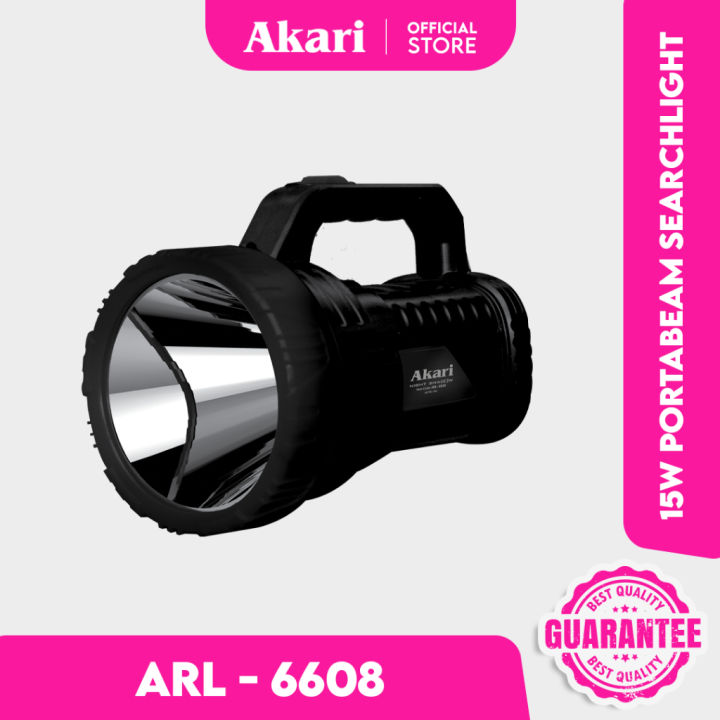 Akari (ARL-6608) Rechargeable Searchlight 15 watts | Lazada PH