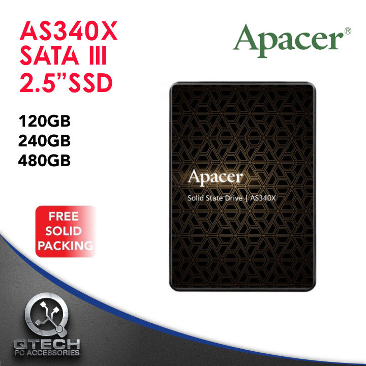 Apacer SATA III AS340X 120GB / 240GB / 480GB PANTHER 2.5" Solid State ...