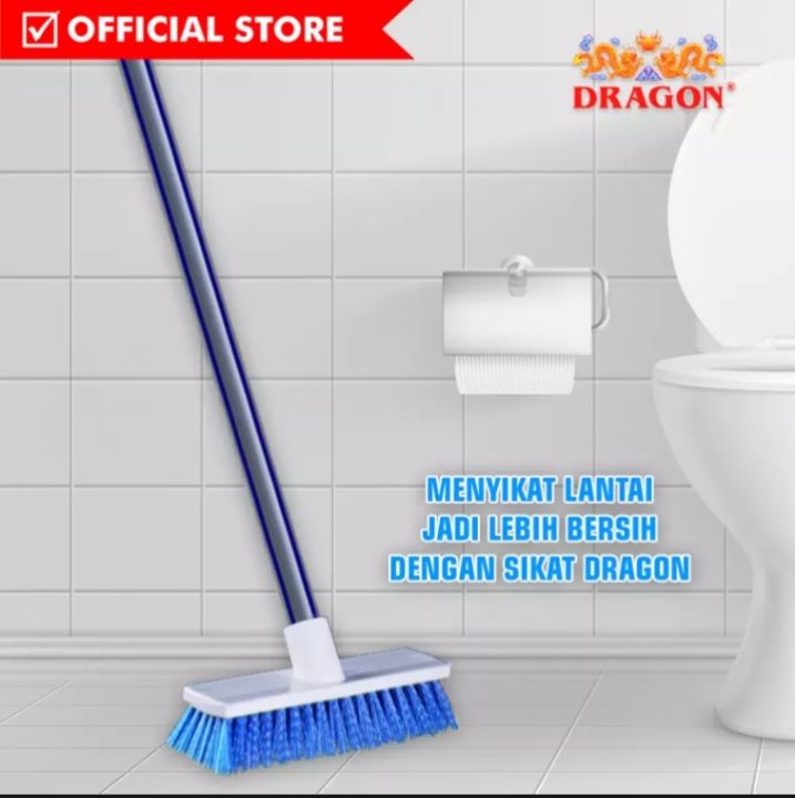 Sikat Dorong D938 Dragon Sikat WC Gagang Panjang / Sikat Toilet kamar ...