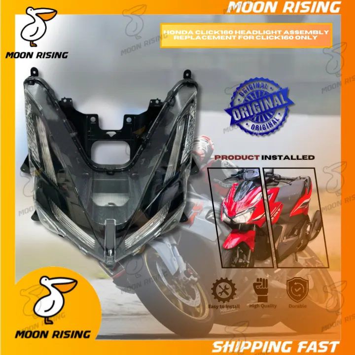 HONDA CLICK 160 HEADLIGHT ASSEMBLY FOR REPLACEMENT [MOON RISING ...
