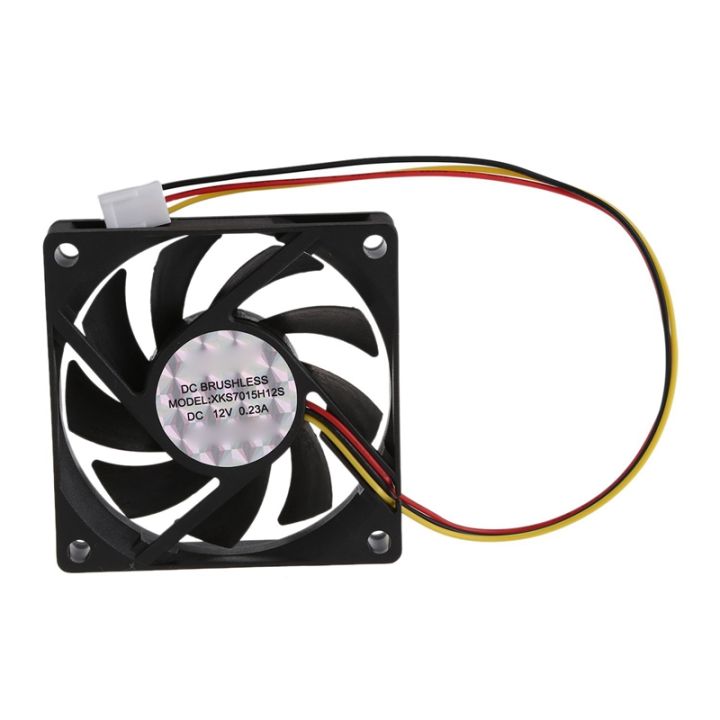 (JONP) Internal 12V 3 Pin CPU Fan Cooler Fan for PC 70x70x15mm | Lazada PH