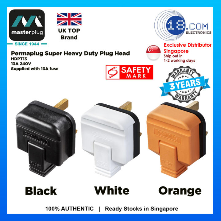 Masterplug Work Heavy Duty Rewireable Plug | PERMAPLUG | UK TOP Brand ...