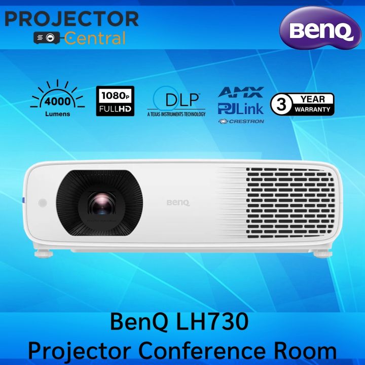 BenQ LH730 4000lms 1080p LED Conference Room Projector , Up to 30,000 ...