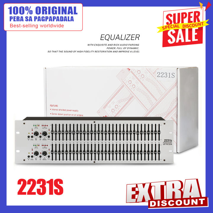 2231S EQ Graphic Equalizer/Limiter with Type III Noise Reduction(WHITE ...