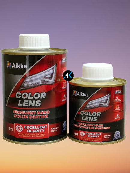 (READY STOCK) AIKKA Color Lens Headlight Nano Colour Coating (BLACK ...