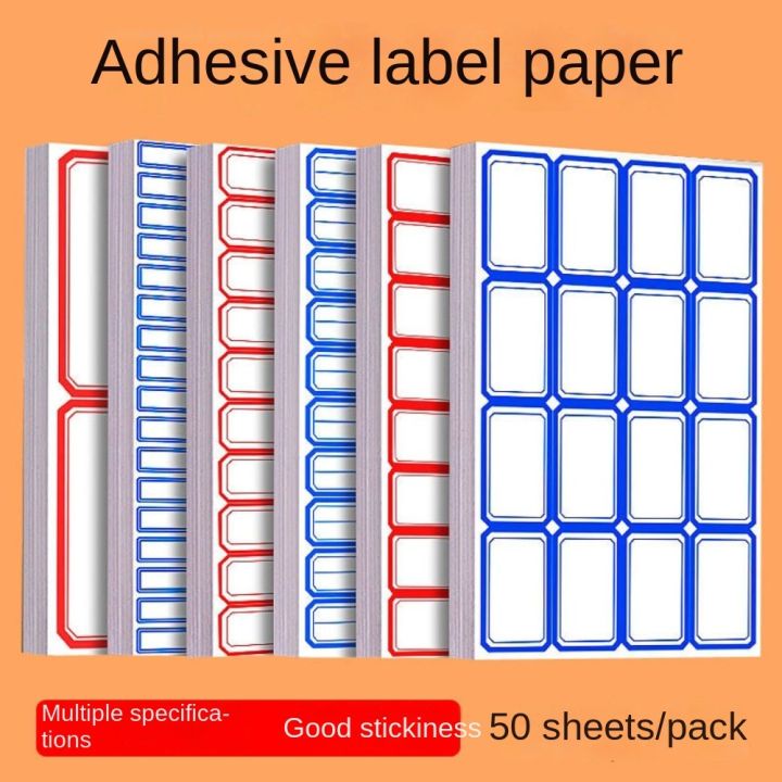 GTTR 50 Sheets/bag Handwritten Handwritten Price Stickers Price Paper ...