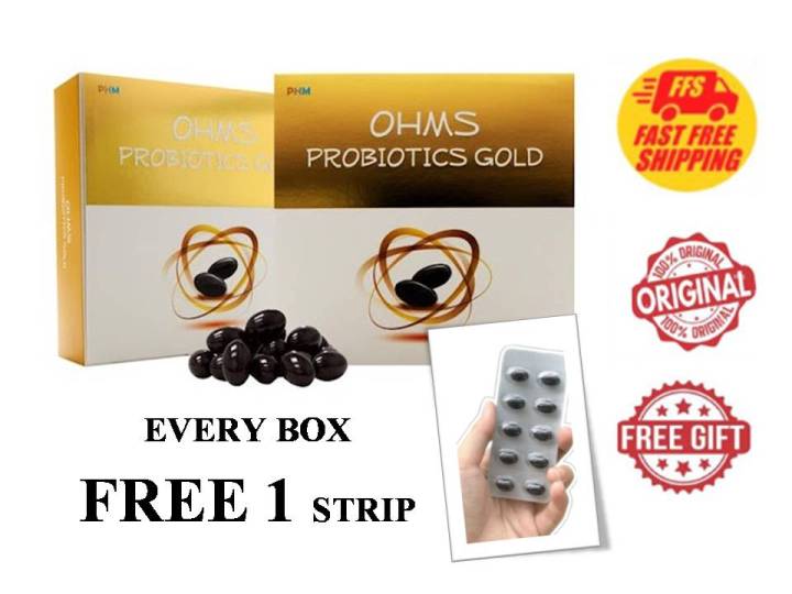OHMS PROBIOTICS GOLD MULTI-YEAR FERMENTATION (60’S VEGETABLE SOFTGELS ...