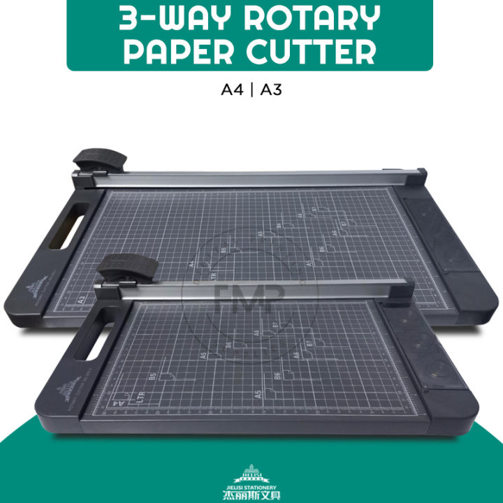 FMP JIELESI 3 Way Rotary Sliding Cutter A3 & A4 Size | Lazada PH